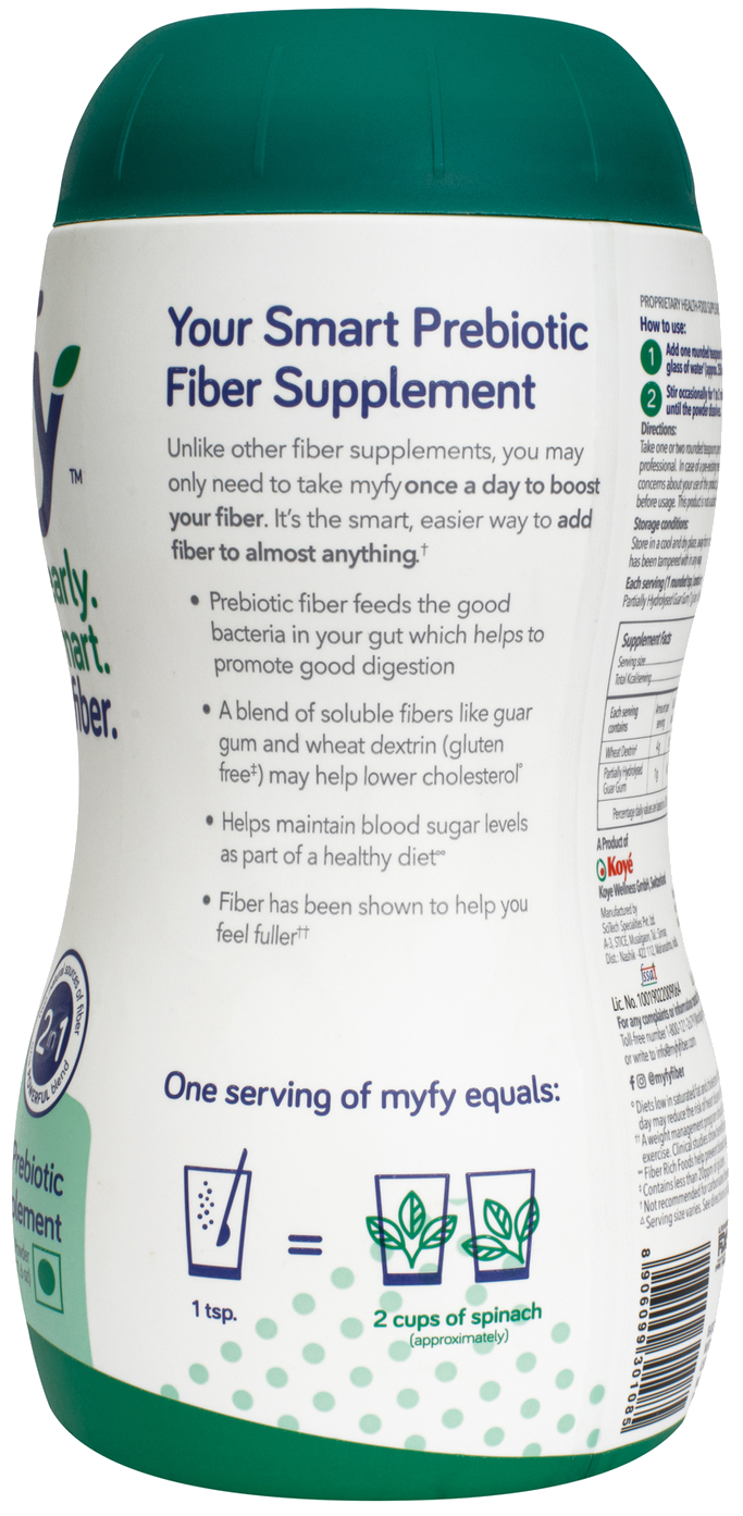 myfy | natural soluble fiber supplement | 300g Jar